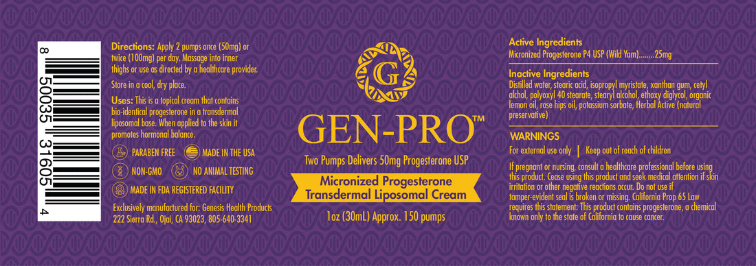 Genesis Gold, Sacred Seven, and Gen-Pro – Genesis Health Products
